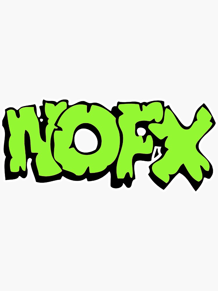 "nofx logo essential" Sticker for Sale by Didichw1a | Redbubble