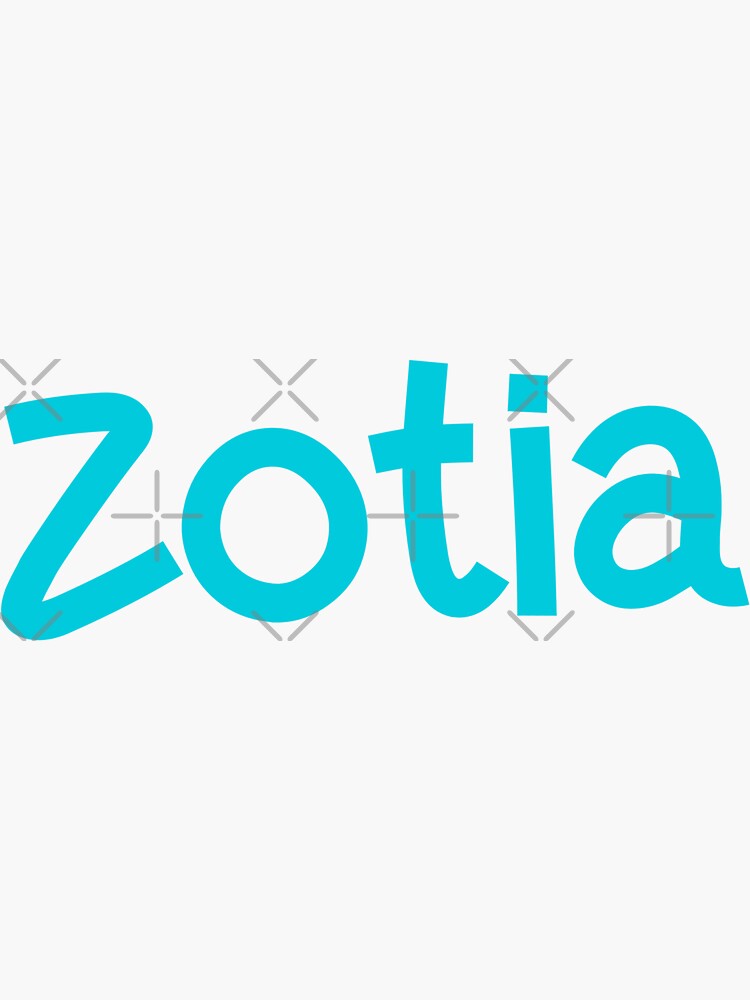 "Zotia, Funny Cool Best color art" Sticker for Sale by artdragongift ...