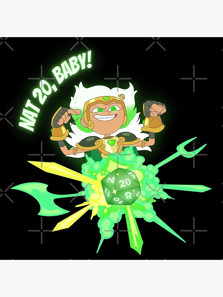 "Nat 20 Baby! [The Hardest Thing]" Poster for Sale by Berben | Redbubble