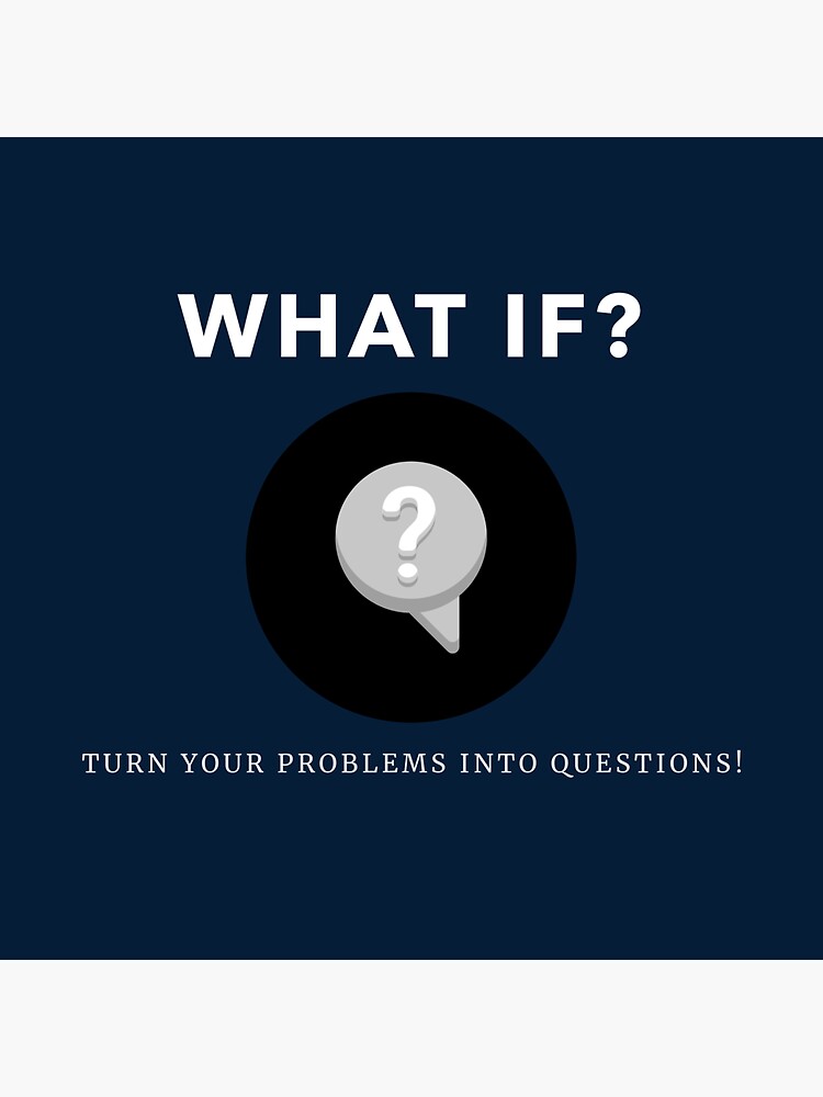 "What If?" Sticker for Sale by CornerStone57 | Redbubble