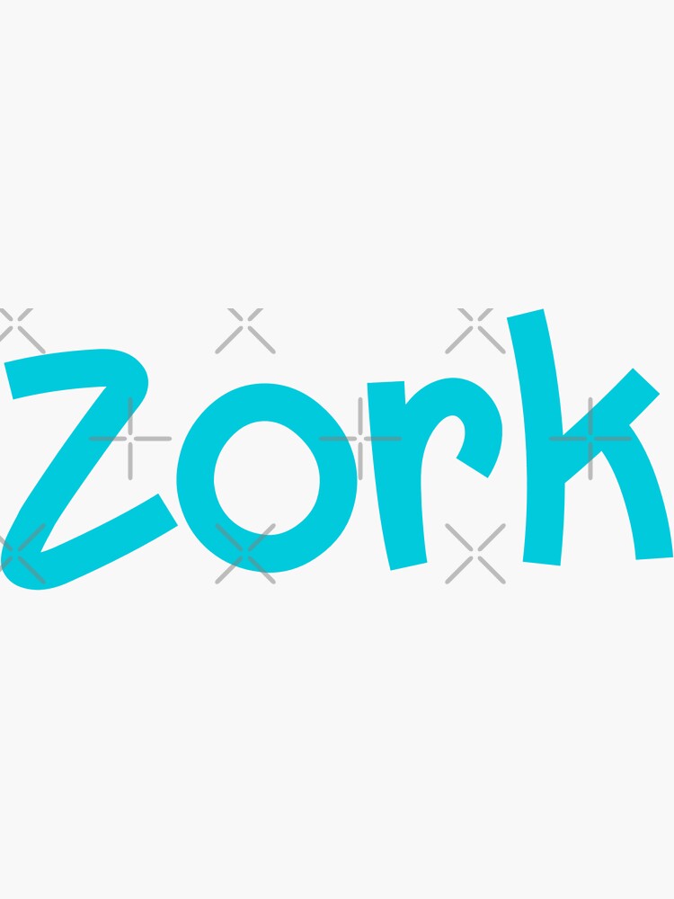 "Zork, Funny Cool Best color art" Sticker for Sale by artdragongift ...