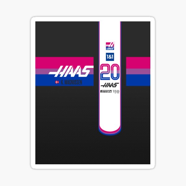 "HAAS F1 2022 nose Magnussen | Pride - Bi edition" Sticker for Sale by ...