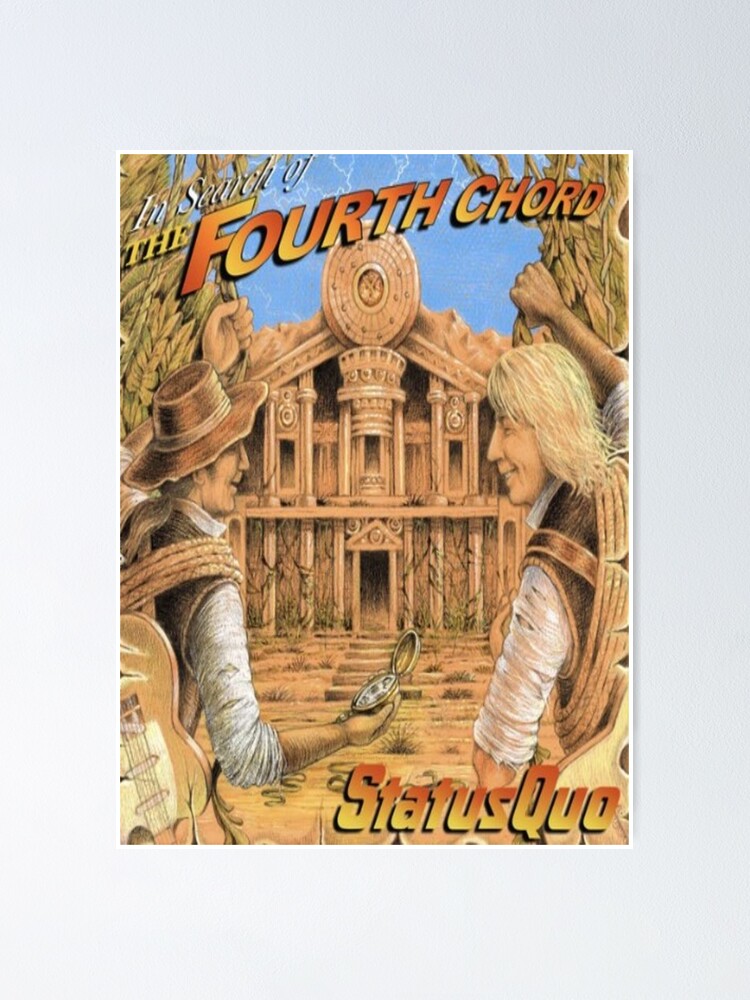 "The fourth chord " Poster for Sale by Wanted100 | Redbubble