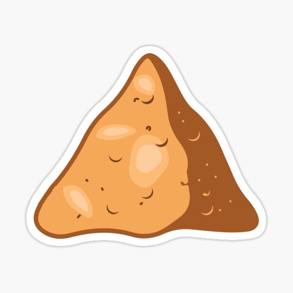 "Samosa Indian Pakistani Curry Masala Food Lover Design" Sticker for ...