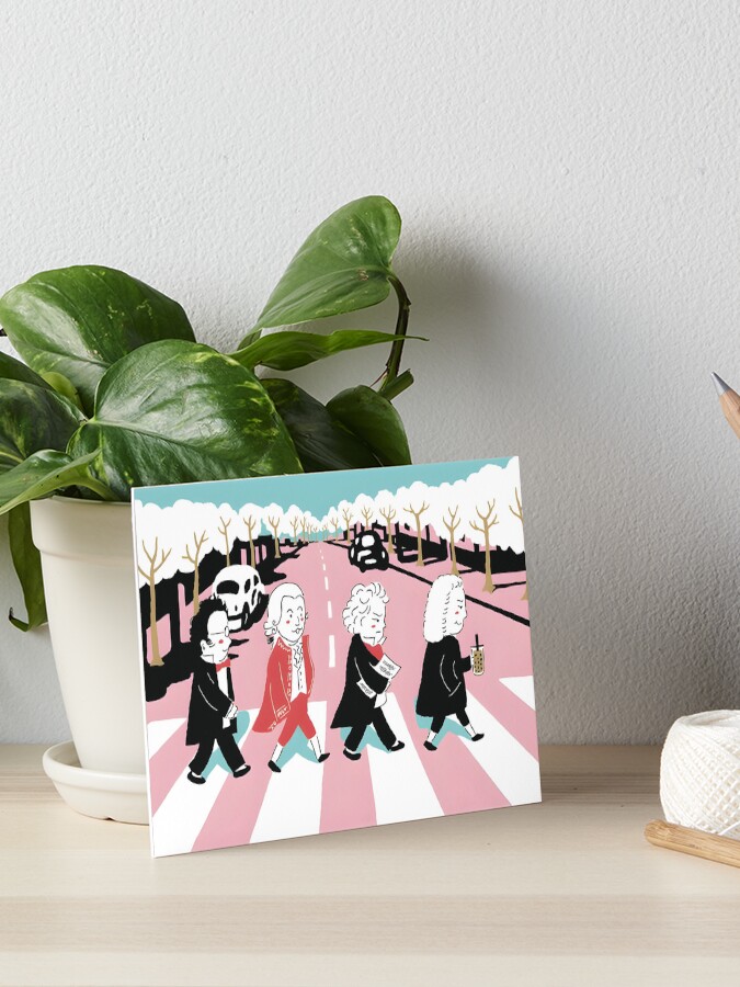 "Mozart Schubert Beethoven Bach " Art Board Print for Sale by ...