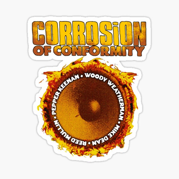 "Metal Conformity " Sticker for Sale by wildcatBLACK | Redbubble