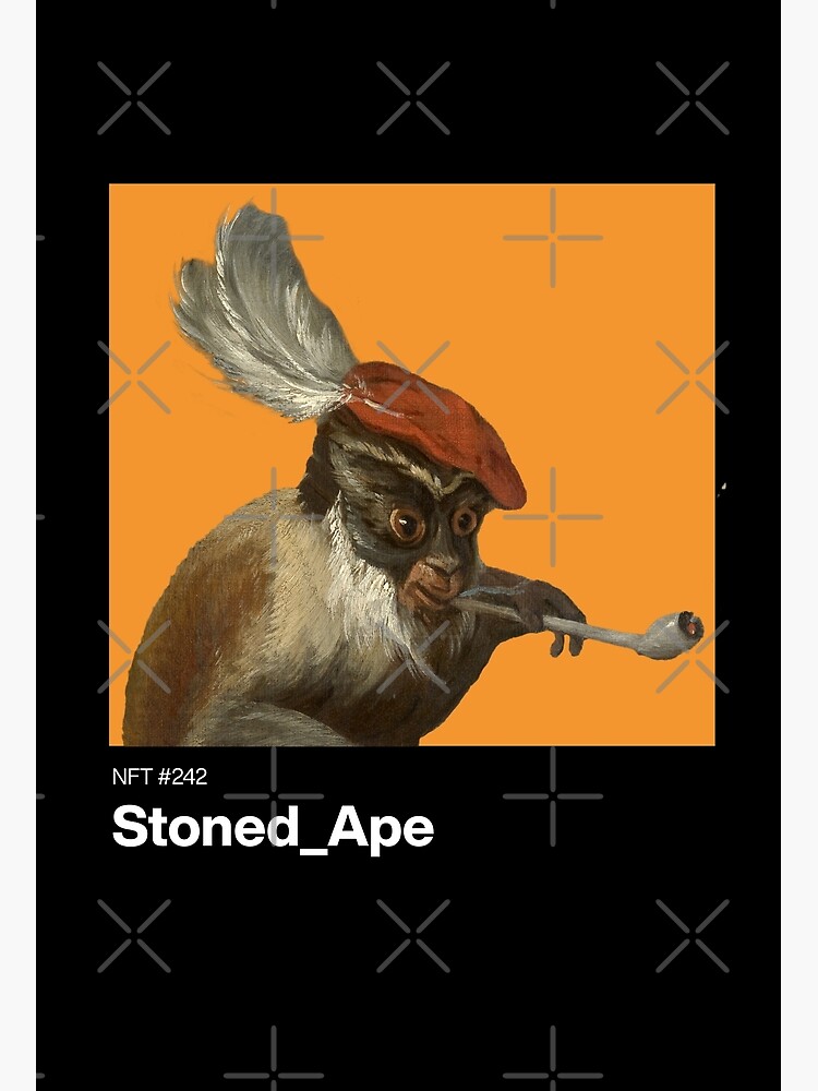 "NFT Stoned Ape Art | Meme NFT T-Shirt" Poster for Sale by ...