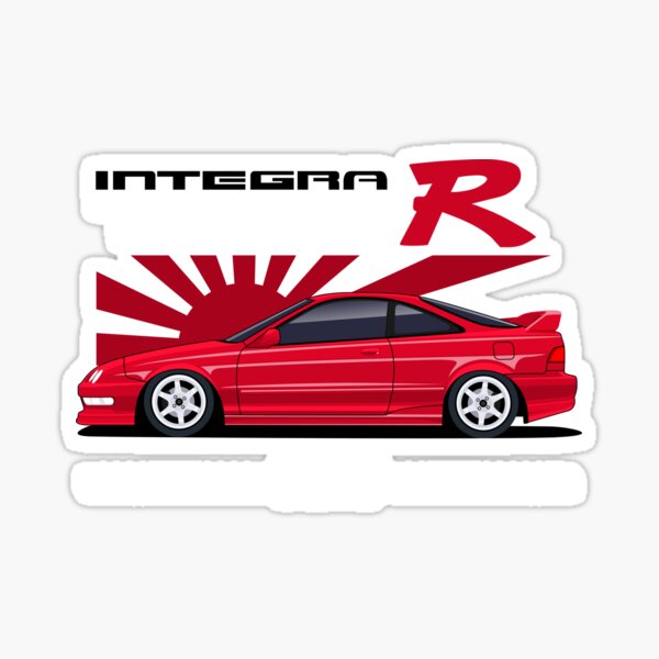 "Acura Integra Type R" Sticker for Sale by mas22 | Redbubble
