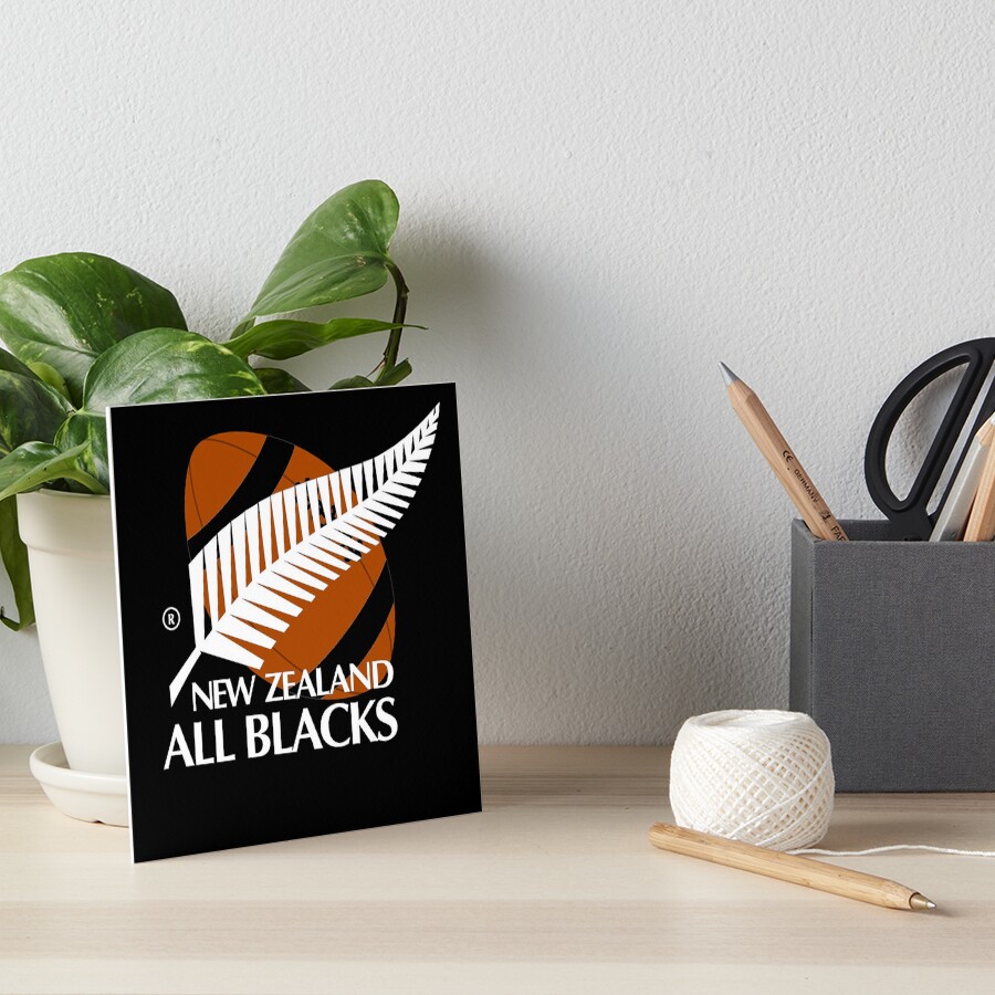 "NEW ZEALAND ALL BLACKS RUGBY" Art Board Print by sinyoirawaan | Redbubble