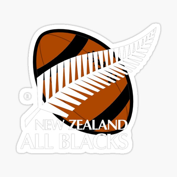 "NEW ZEALAND ALL BLACKS RUGBY" Sticker for Sale by sinyoirawaan | Redbubble