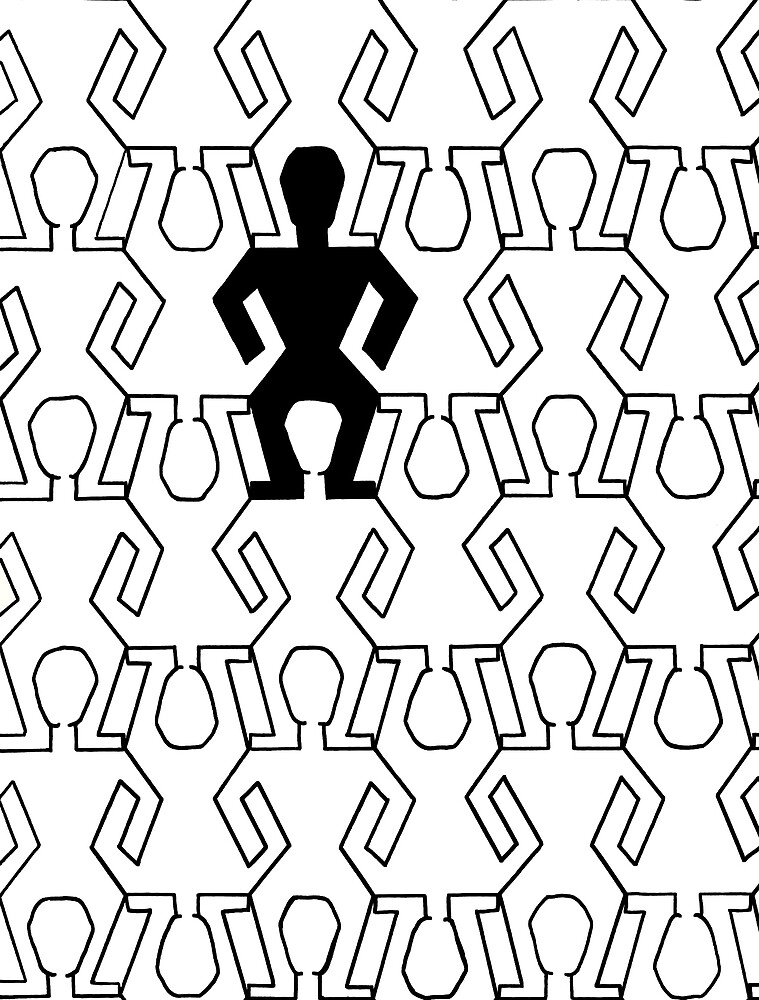 "Human Tessellation " by safiyyahnawaz | Redbubble