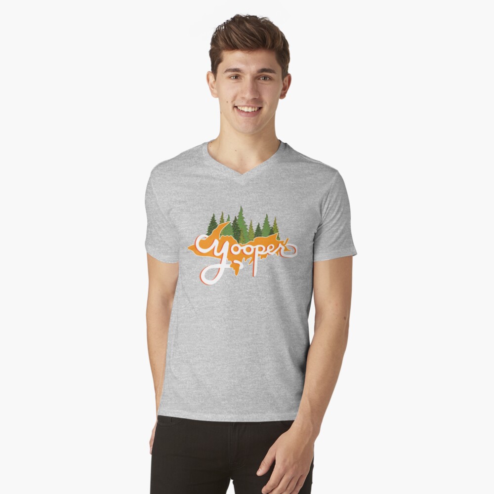 "Yooper - Blue Orange" Sticker for Sale by ElyseBoardman | Redbubble