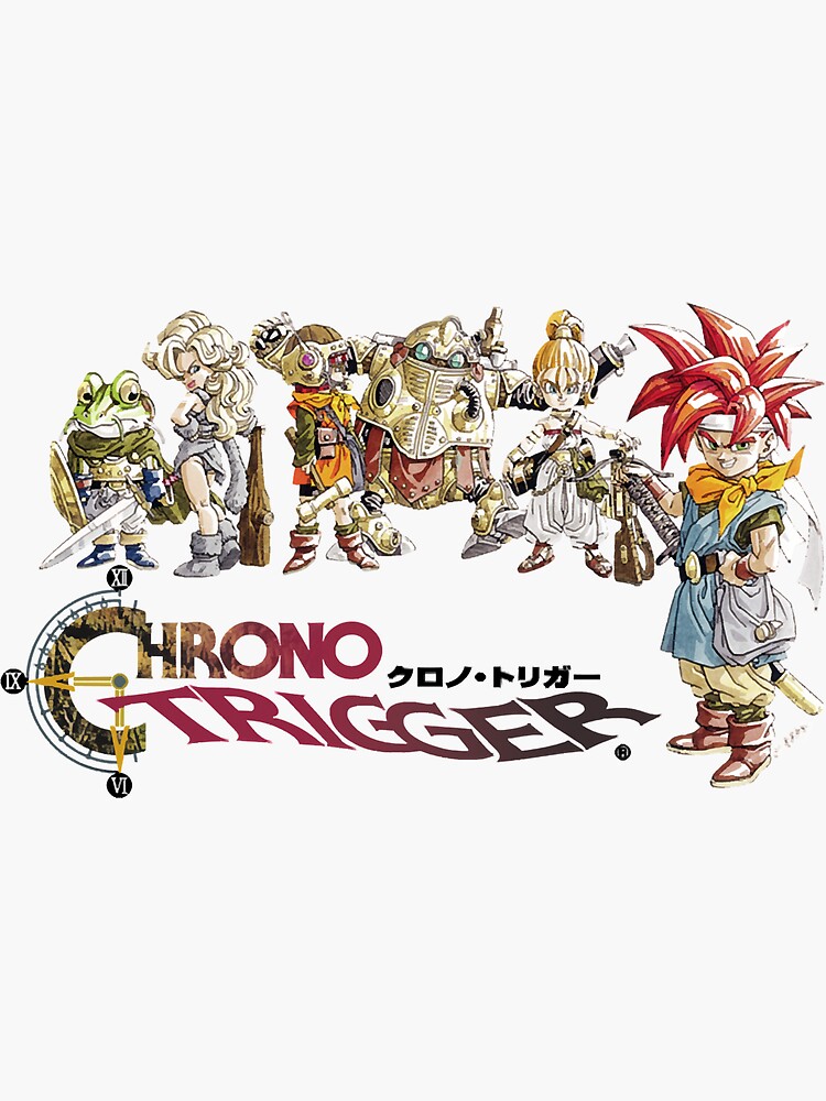 "Chrono Trigger Logo" Sticker for Sale by JulioMartinezs | Redbubble