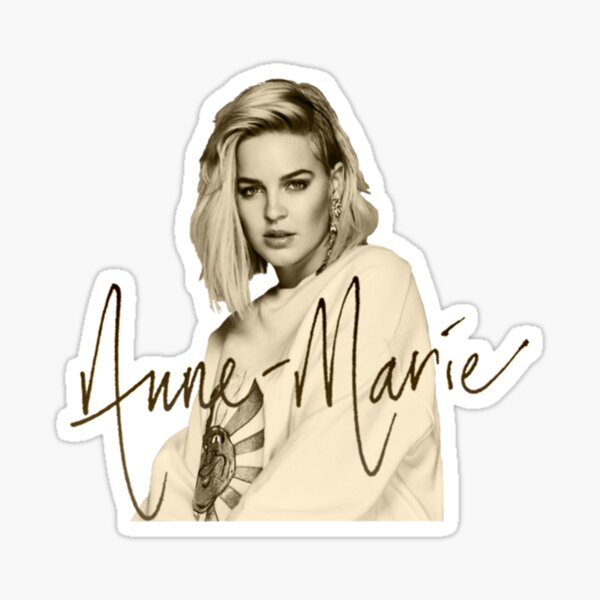 "Anne-Marie " Sticker for Sale by MesaArts | Redbubble