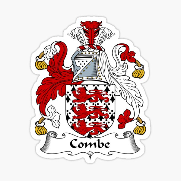 "Combe" Sticker for Sale by HaroldHeraldry | Redbubble