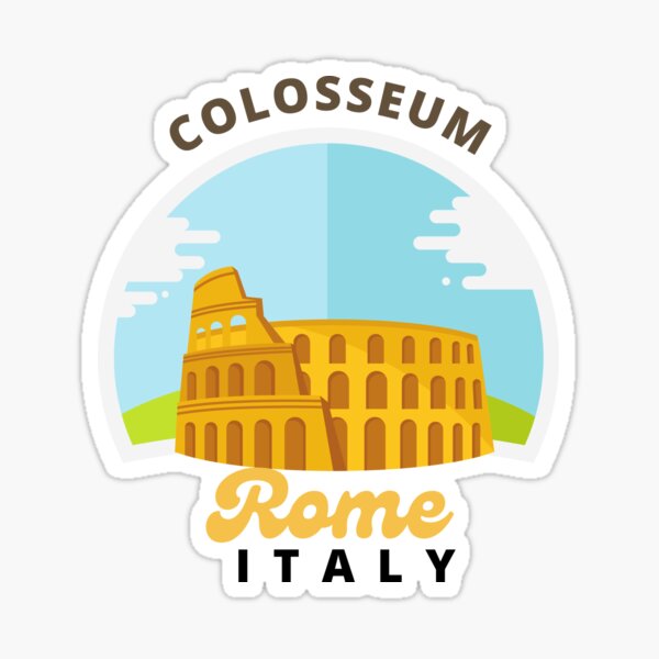 "The colosseum rome" Sticker for Sale by travelforest | Redbubble