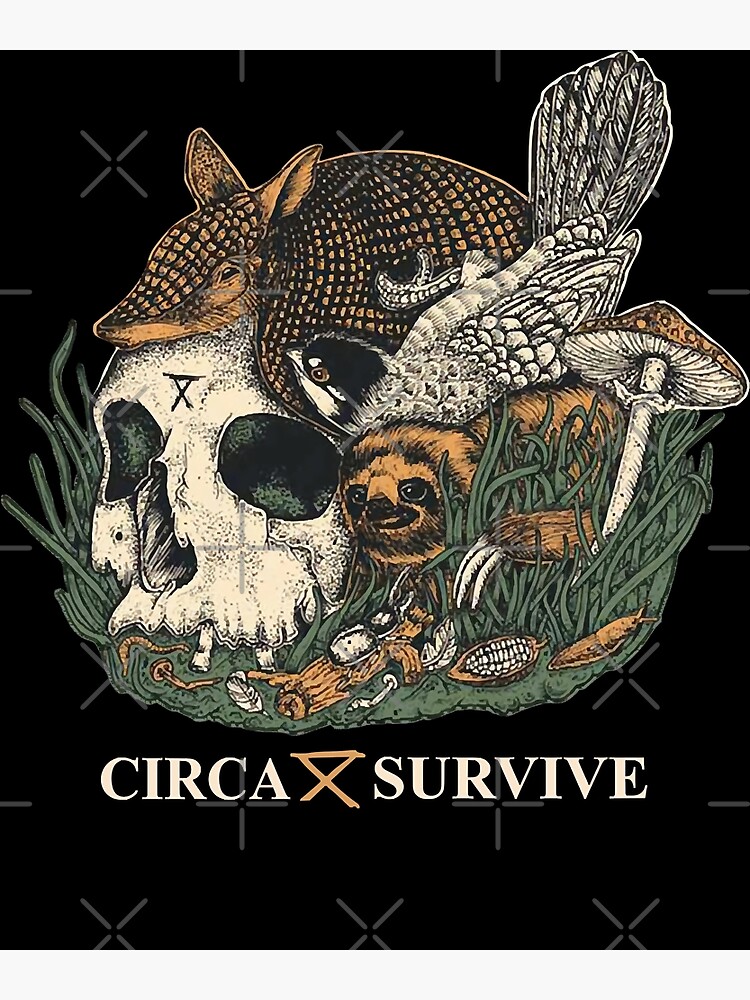 "Women Men Premium Circa Survive Music Graphic Design Retro Vintage ...