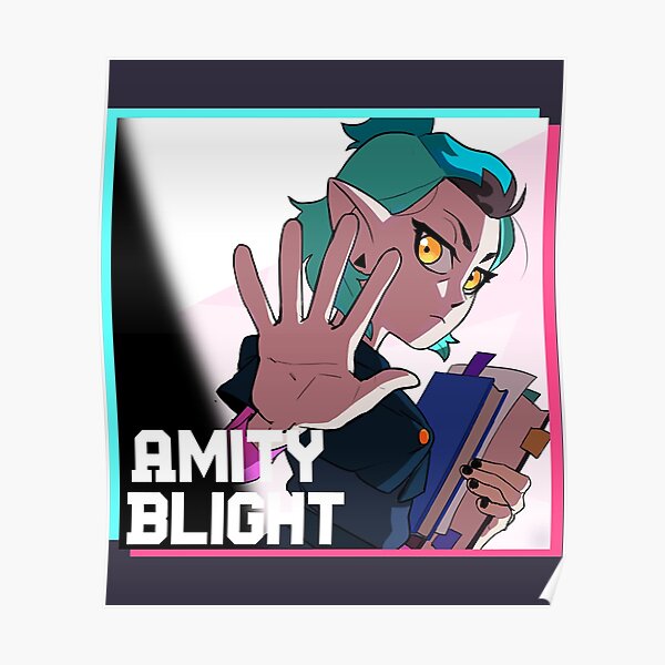 "Design The Owl House Amity Blight" Poster for Sale by JeanneBonnin ...