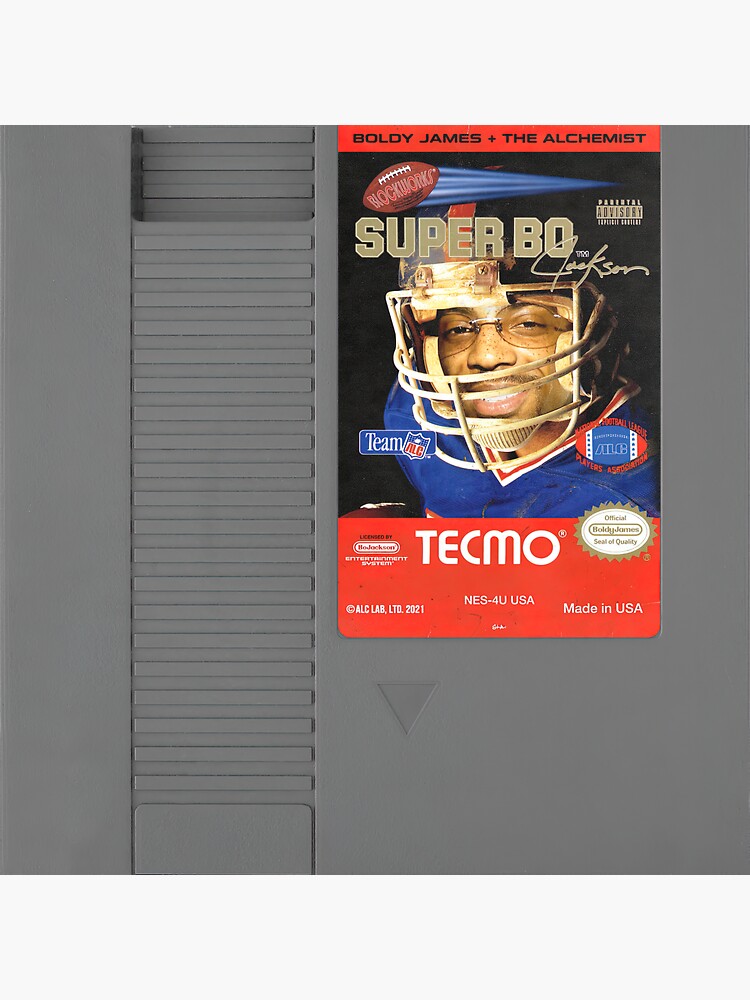 "Super Tecmo BO" Sticker for Sale by lcrvlhmnl | Redbubble