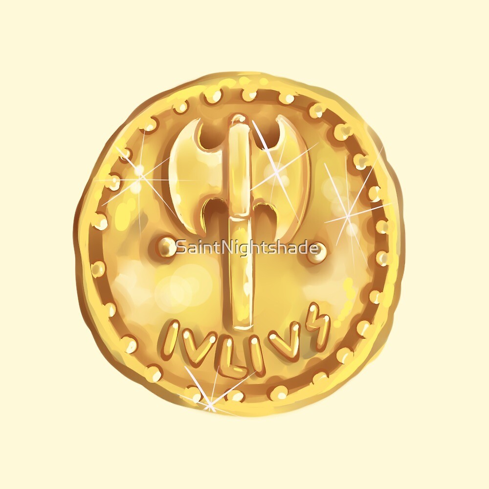 "Percy Jackson Ivlivs Coin" by SaintNightshade | Redbubble