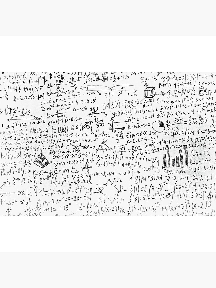 The Map Of Mathematics - Maths Equasions Premium Matte Vertical Poster ...