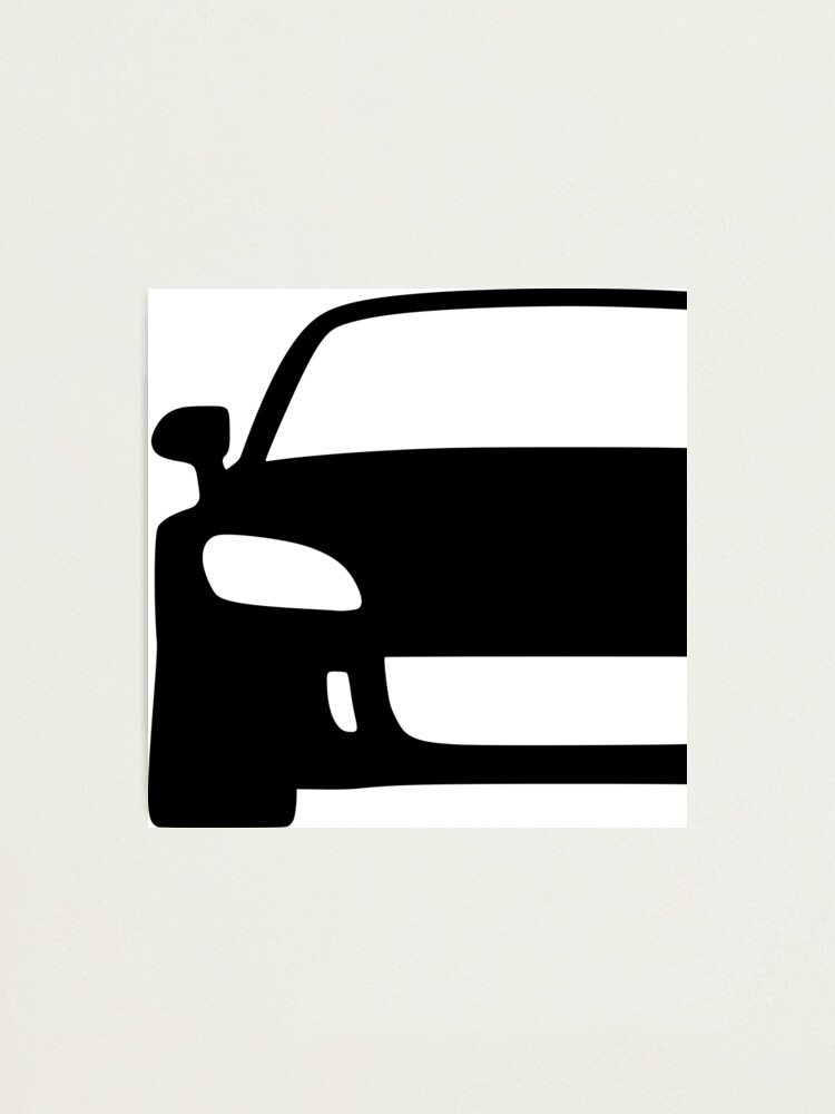 "Honda S2000 AP1 black silhouette" Photographic Print for Sale by ...