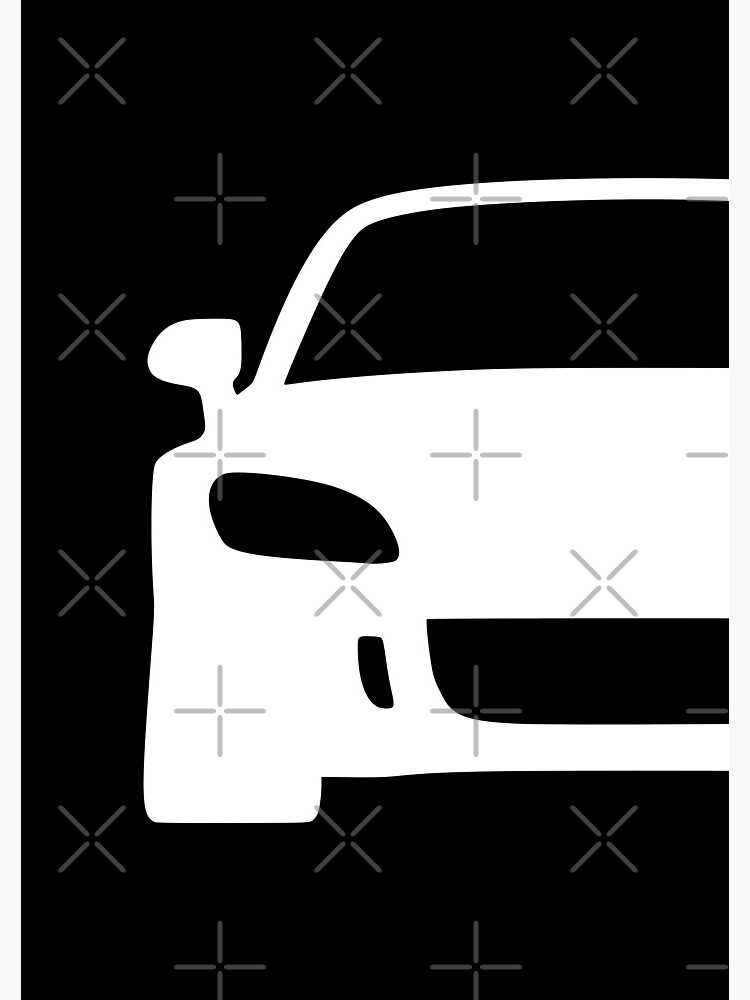 "Honda S2000 AP1 white silhouette" Spiral Notebook by EdimDesign ...