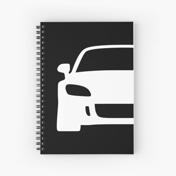 "Honda S2000 AP1 white silhouette" Spiral Notebook by EdimDesign ...