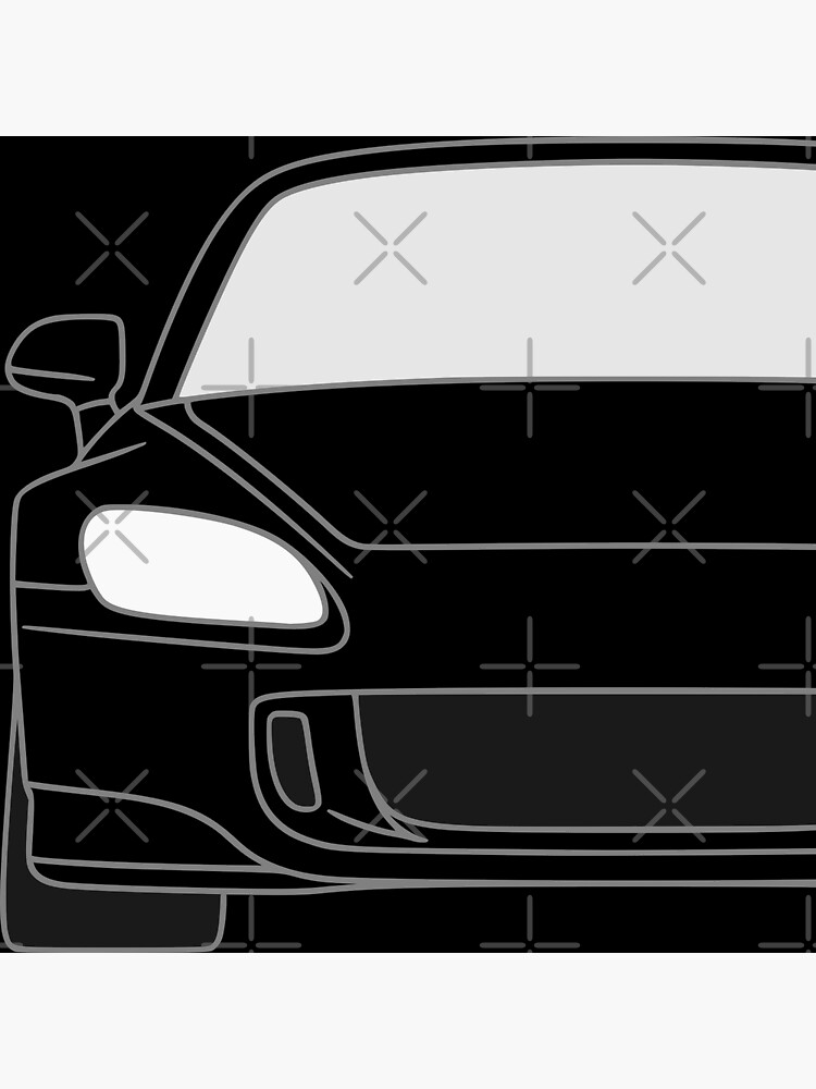 "Honda S2000 AP1 colored" Poster for Sale by EdimDesign | Redbubble