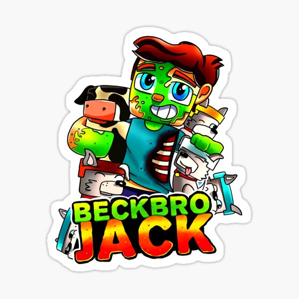 "BeckBroJack Gaming art" Sticker for Sale by CYNTHIA160 | Redbubble