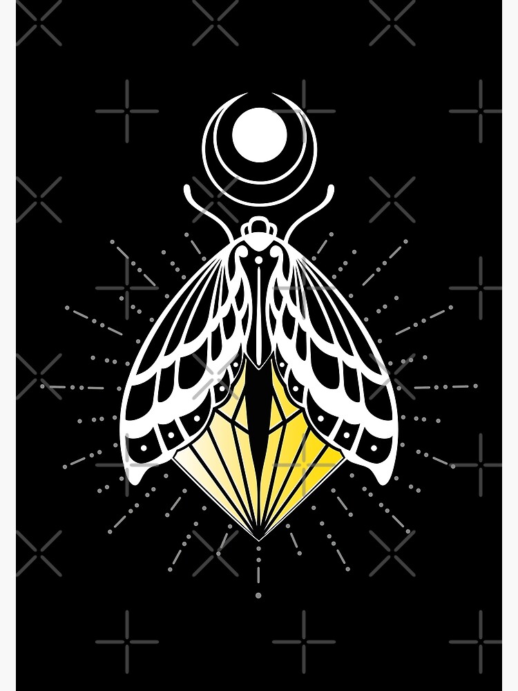 "Firefly Moon Moth Moth" Poster for Sale by ChristineKrahl | Redbubble