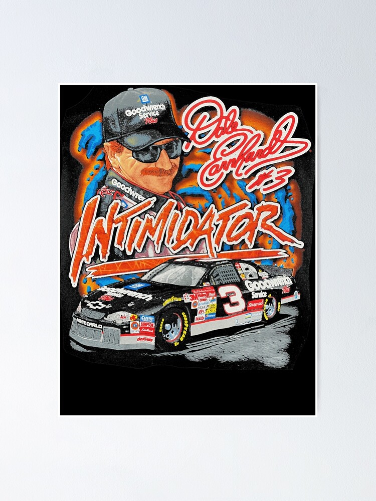 "Dale Earnhardt Intimidator Vintage" Poster for Sale by MICHILL5 ...
