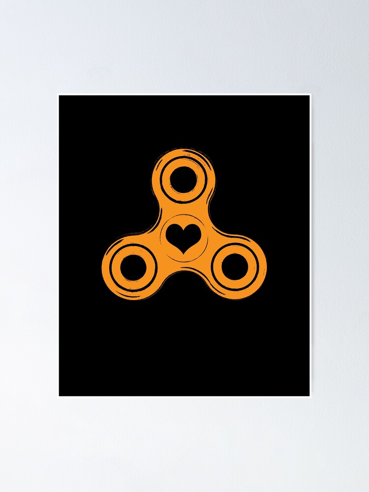 "I Love Fidget Spinning " Poster by electrovista | Redbubble