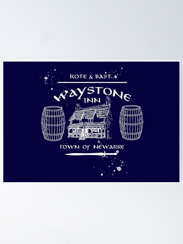"Waystone Inn Name des Windes" Poster von NANAKSTORE | Redbubble