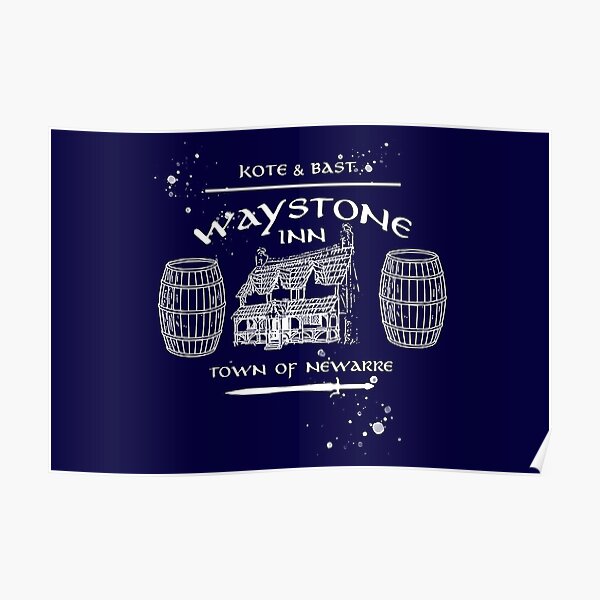 "Waystone Inn Name des Windes" Poster von NANAKSTORE | Redbubble