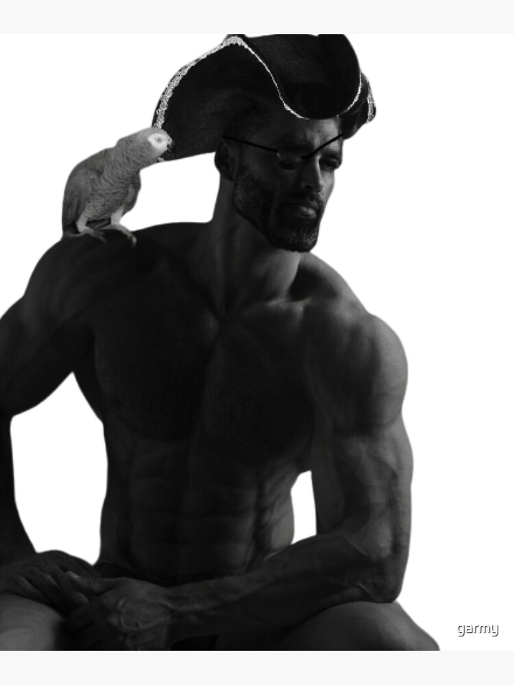 Copy Of Gigachad Meme Poster For Sale By Garmy Redbubble
