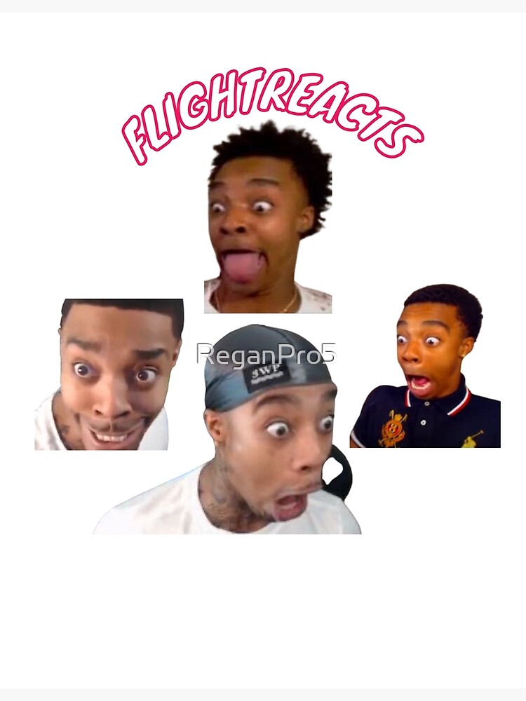 "Flight Reacts t shirt | flightreacts meme Tee and sticker" Poster for ...