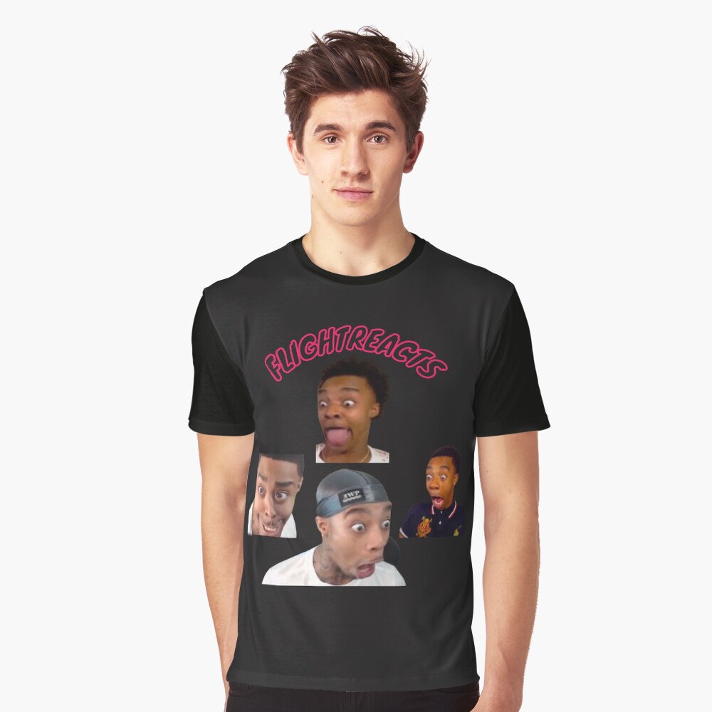 "Flight Reacts t shirt | flightreacts meme Tee and sticker" Sticker for ...