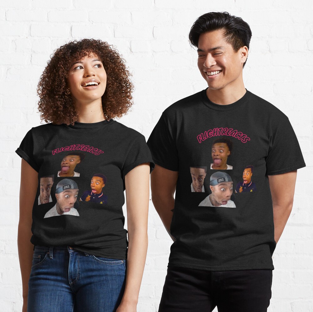 "Flight Reacts t shirt | flightreacts meme Tee and sticker" Sticker for ...