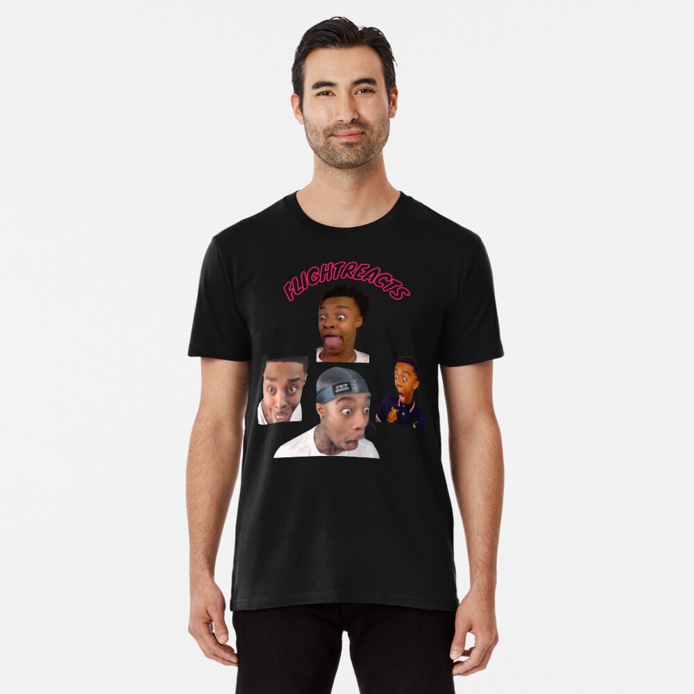 "Flight Reacts t shirt | flightreacts meme Tee and sticker" Sticker for ...