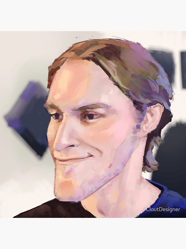 "Jerma Chin" Sticker for Sale by CloutDesigner | Redbubble