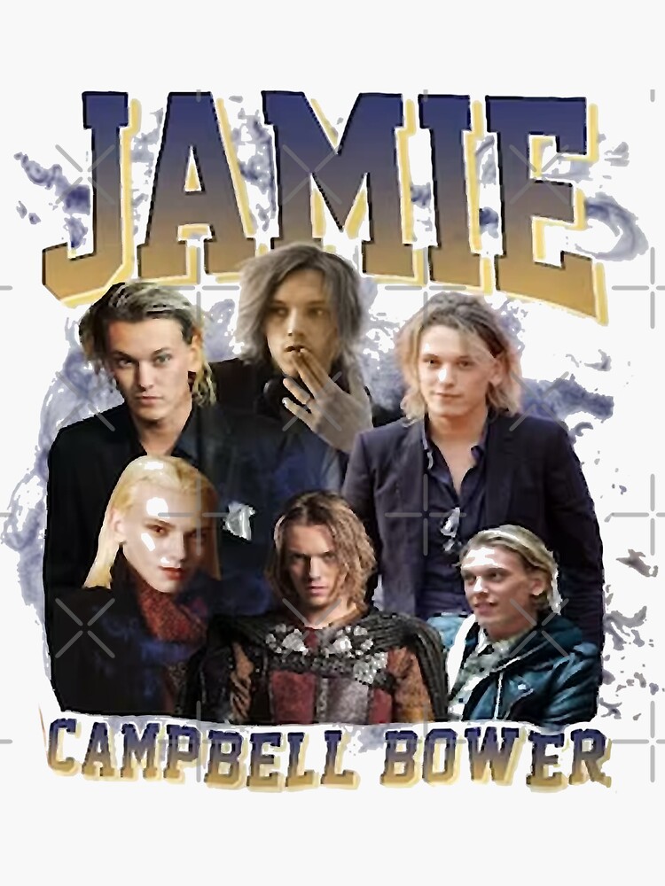 Pegatina «Álbum Jamie Campbell Bower Camisa Vecna Gráfico» de ...