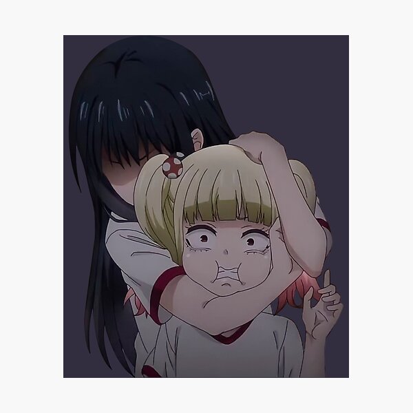 "Good Life And Death Characters Mieruko And Yuria Being Friendly Vintage" Photographic Print for ...