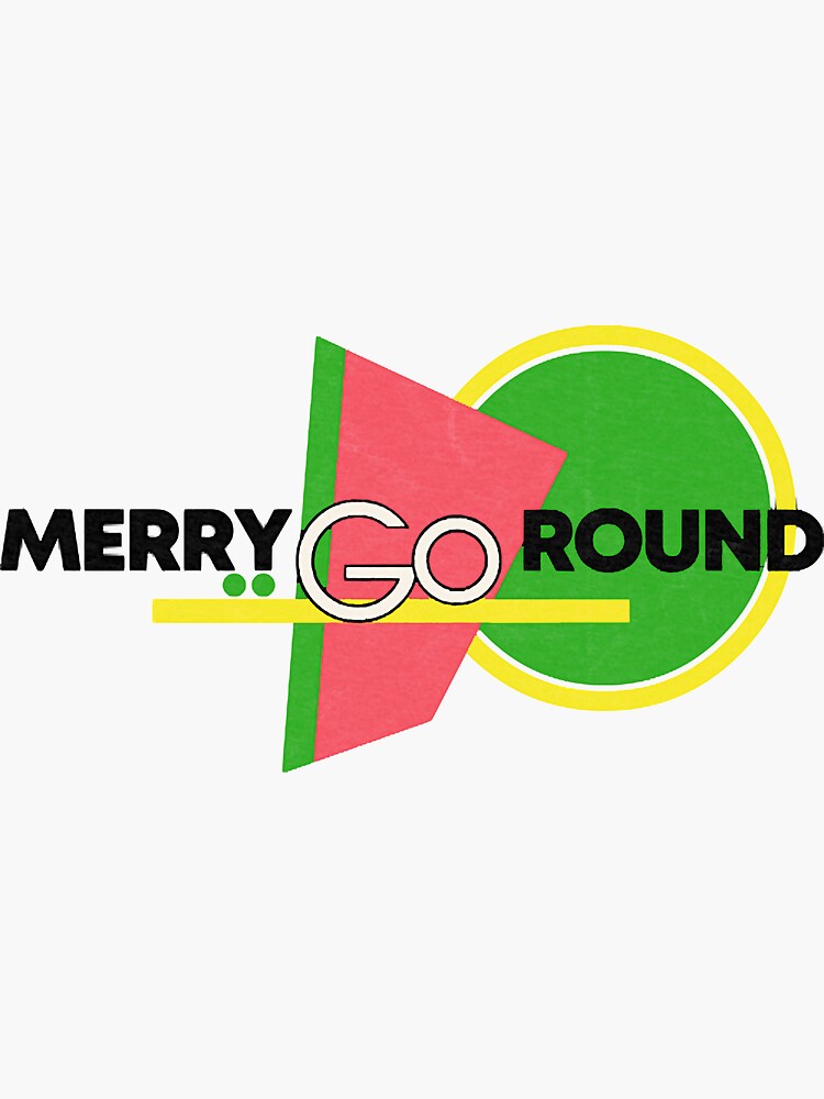 "Merry Go Round Defunct 80s Mall Fashion Store" Sticker for Sale by ...