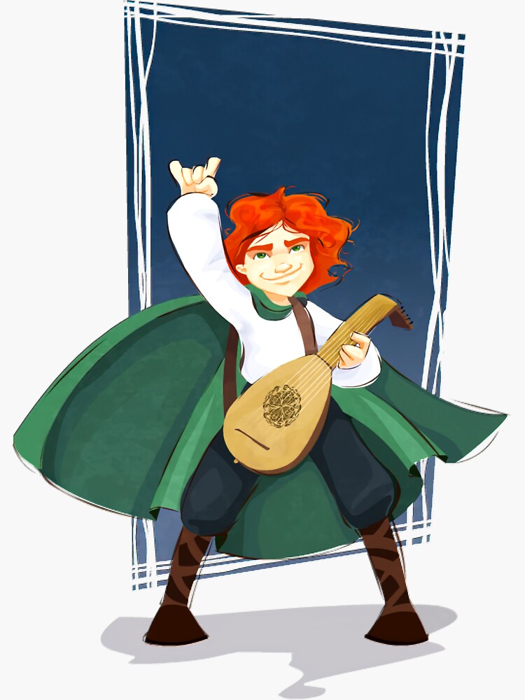 "Kvothe Name Of The Wind Kingkiller Movie Chronicle" Sticker for Sale ...