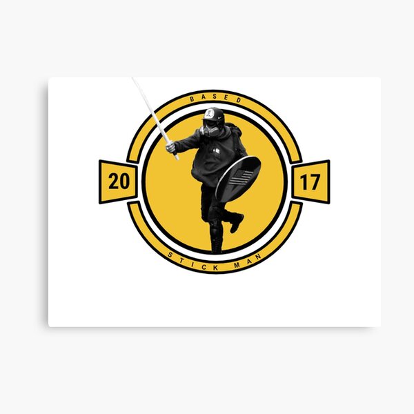 Based Stick Man Canvas Prints | Redbubble