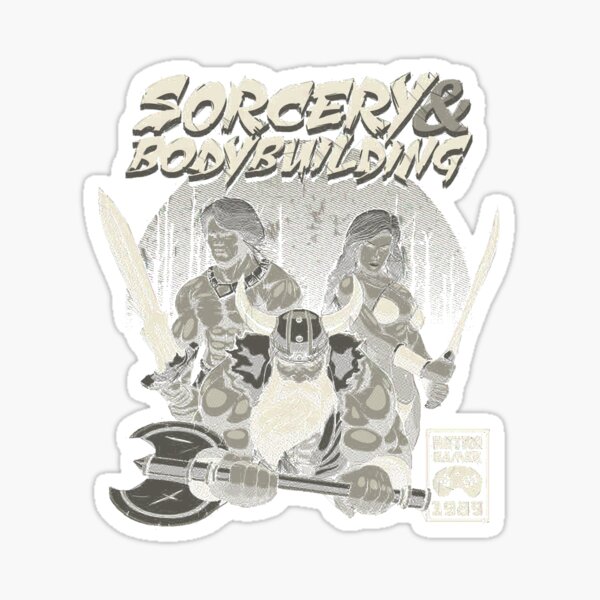 "Beautiful Model Golden Fighting Game Axe Gifts Music Fan" Sticker for ...