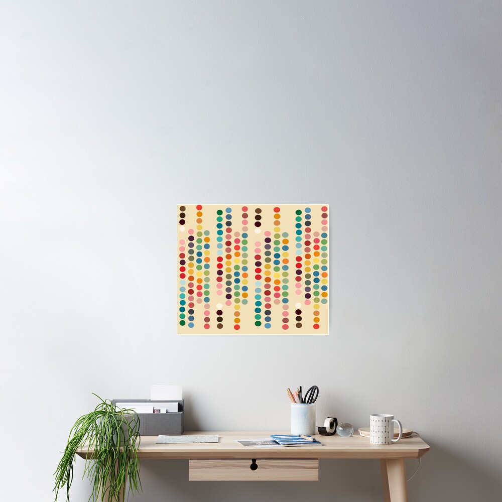 "Retro dots" Poster by susycosta | Redbubble