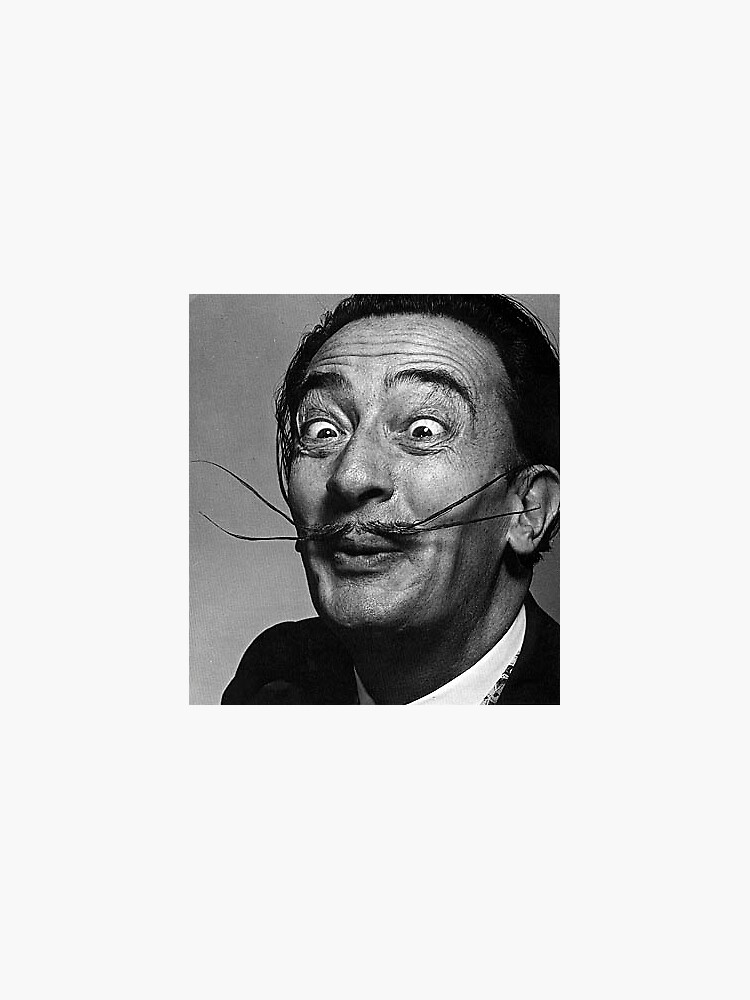 "Salvador Dali #4" Sticker for Sale by trashpookie | Redbubble
