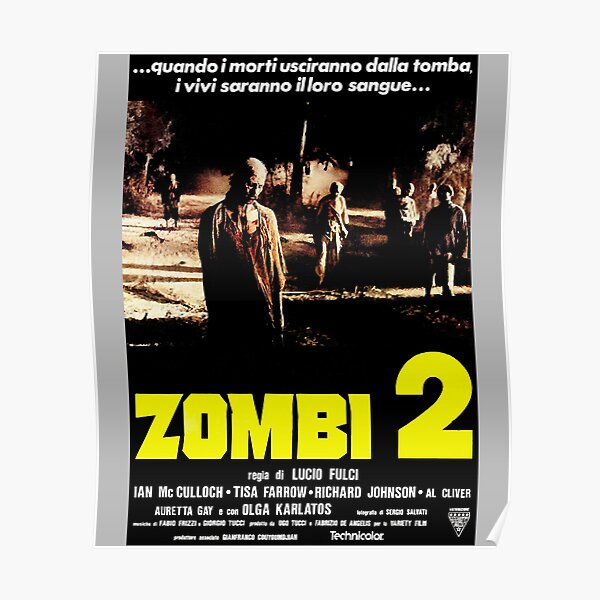 "Movies lucio fulci horror Zombi 2 1979 Lucio Fulci" Poster for Sale by ...